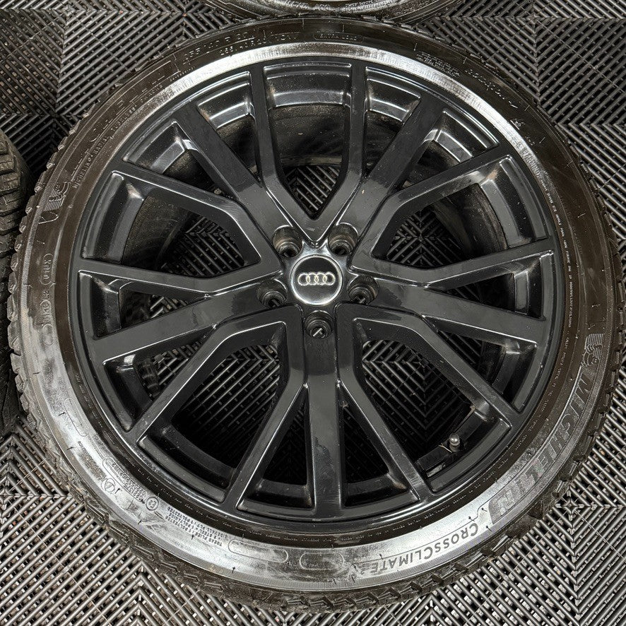 20'' GENUINE AUDI S6 A6 S LINE BLACK EDITION C8 ALLOYS WHEELS TYRES 4K ...