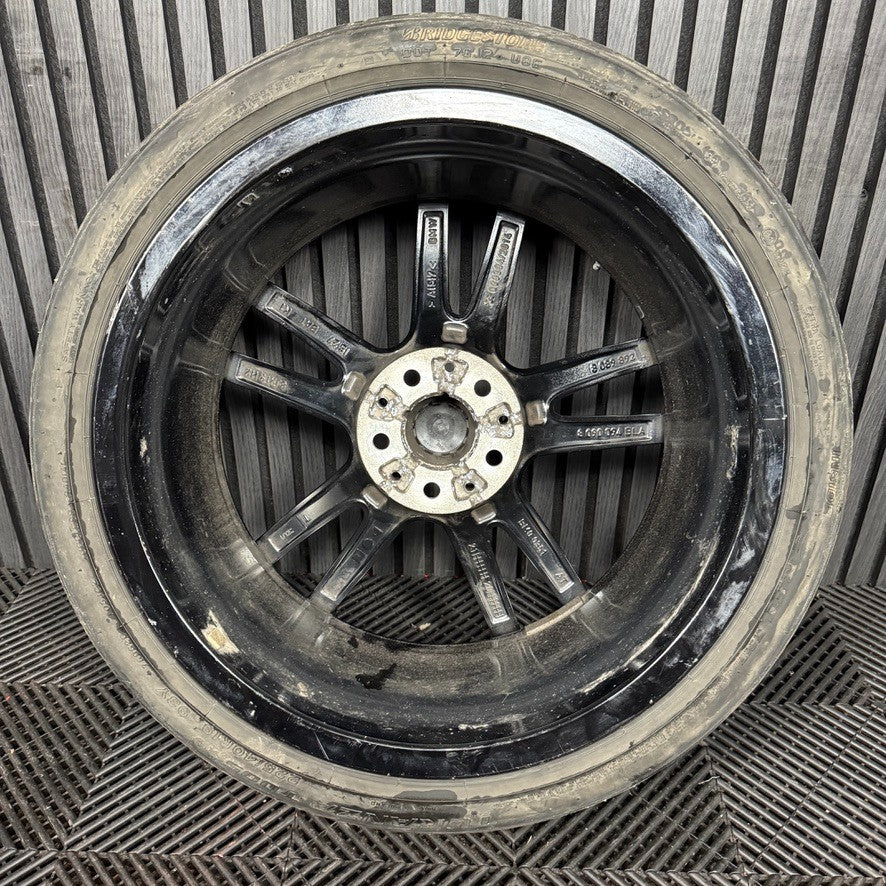 1X 19" GENUINE BMW 3 SERIES 791 M SPORT 4 G20 BLACK DC ALLOY WHEEL 808 ...