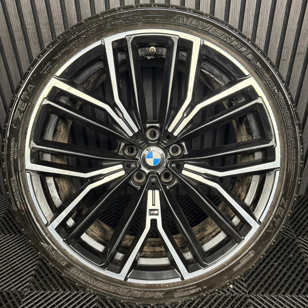 1X 20'' GENUINE BMW 5 SERIES 846 M G30 G31 SPORT ALLOY WHEEL FRONT 874 ...
